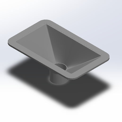 🔧 rectangular funnel・ STL File for ・Cults