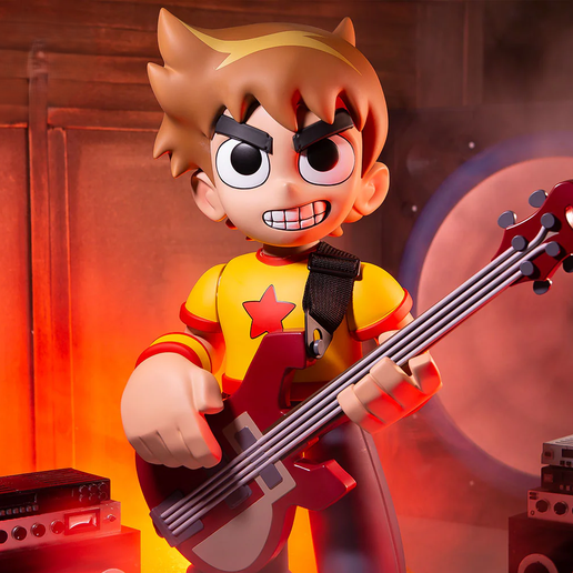 🩻 Scott Pilgrim with Bass・ STL File for 3D printing・Cults