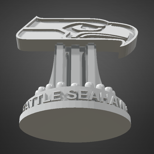 🏆 NFL Seattle Seahawks Logo Trophy・ STL File for 3D printing・Cults
