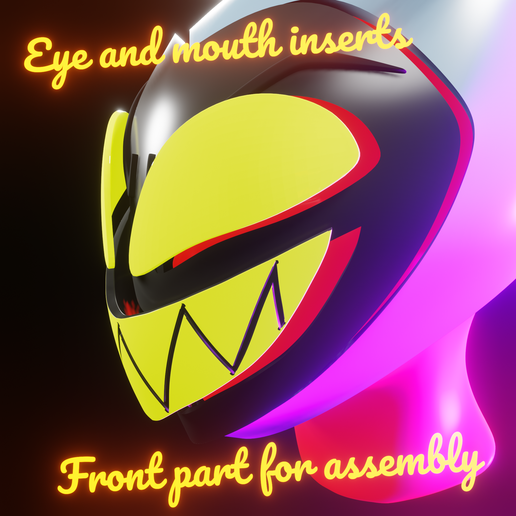 🏨 Adam Mask - Hazbin Hotel Cosplay・Free STL File for 3D printing・Cults