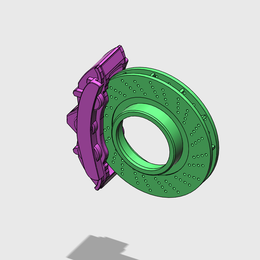 🧸 Disc and brake callipers・ STL File for 3D printing・Cults