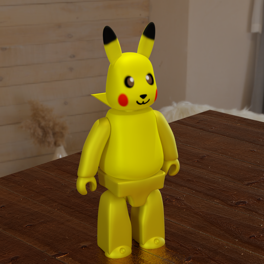 👾 Pikachu・Free STL File for 3D printing・Cults