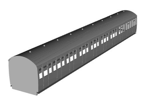 🚐 SR 4SUB EMU class 405 Trailer composite/third (first batch) 1/87 ...