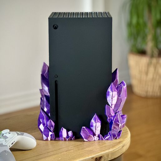 🎮 Xbox Crystal Decor Series X - Print-in-Place・ 3D File for ・Cults