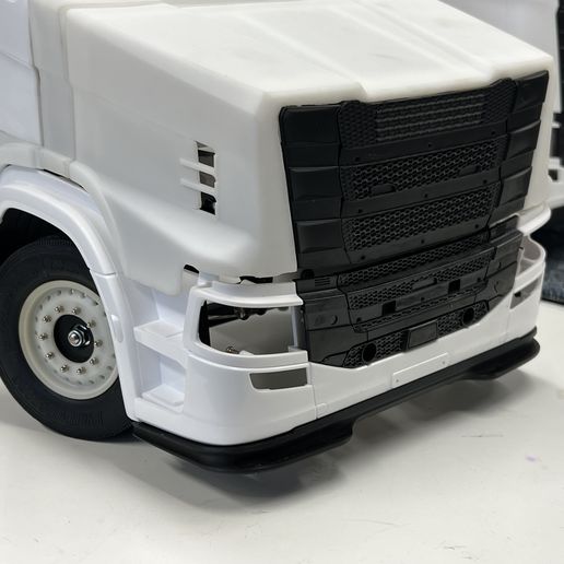 🚚 1/14 Bumper lip Design 4 for Tamiya Scania 770s・ STL File for 3D ...
