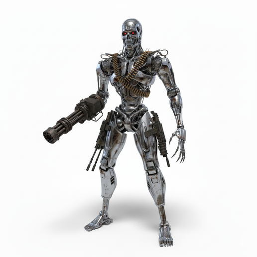 🤖 ROBOT ESTYLE TERMINATOR KILLER・ STL File for 3D printing・Cults