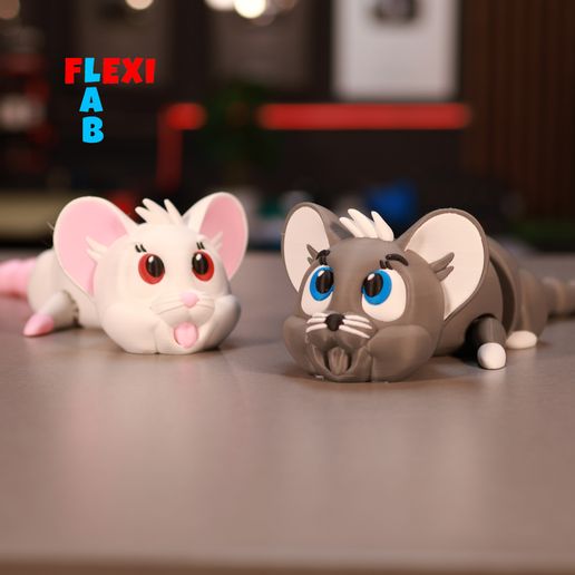 STL file Movable MAUS with big eyes - FLEXI LAB 👀 (3MF)・3D print model ...