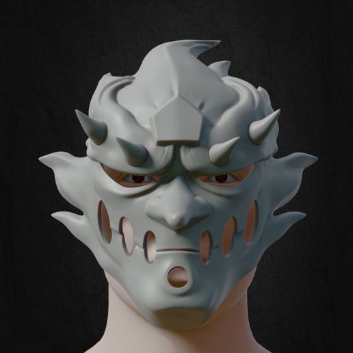 STL file Susanoo Mask - Naruto-Inspired Cosplay 🎭 (3MF)・Model to ...