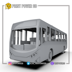 Download 3 3D models from Buses / Buses listed by Printpower3d • 3D ...