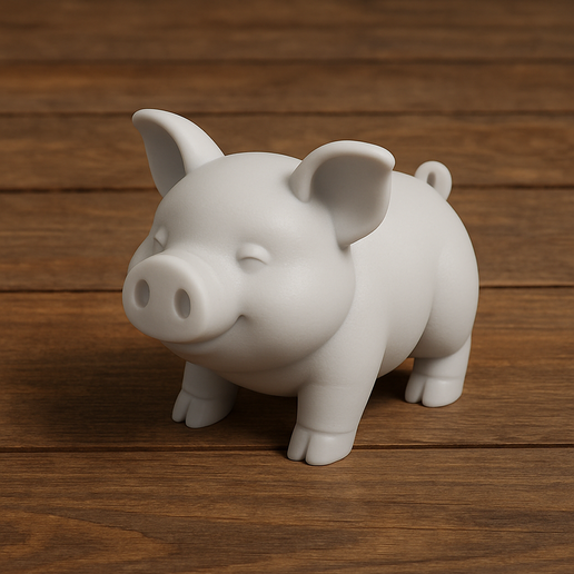 🐖 Pig Print・ STL File for 3D printing・Cults