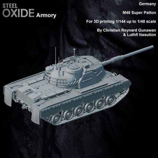 🇩🇪 Germany M48 Super・ STL File for 3D printing・Cults