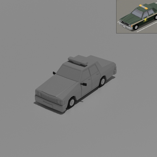 3D file Ranger Police - Project Zomboid game Vehicle 🚓 ・3D printing ...