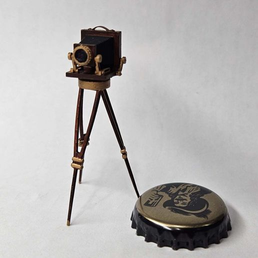 📷 WW1 era vintage plate camera and tripod・ STL File for 3D printing・Cults
