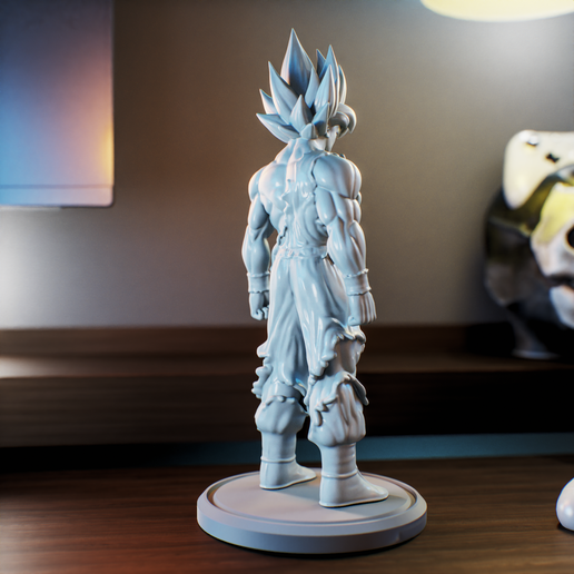 🐉 Dragon Ball Z - Goku - Adapted to print - Separado por piezas ...