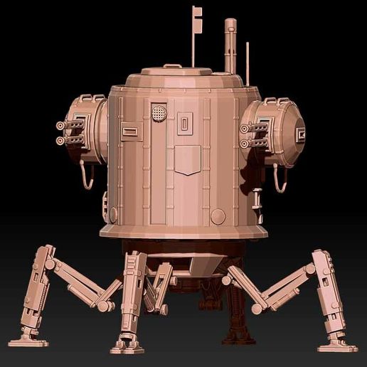🎲 PZM-9 "Straznik" - Iron Harvest・ STL File for 3D printing・Cults