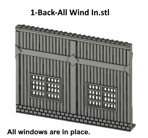 Free 3D file N Scale -- Back walls for Roundhouse... 🔙 ・3D printer ...