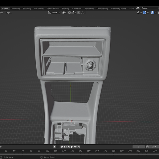 🏌️ Golf mk2 center console 3d scan・ STL File for ・Cults