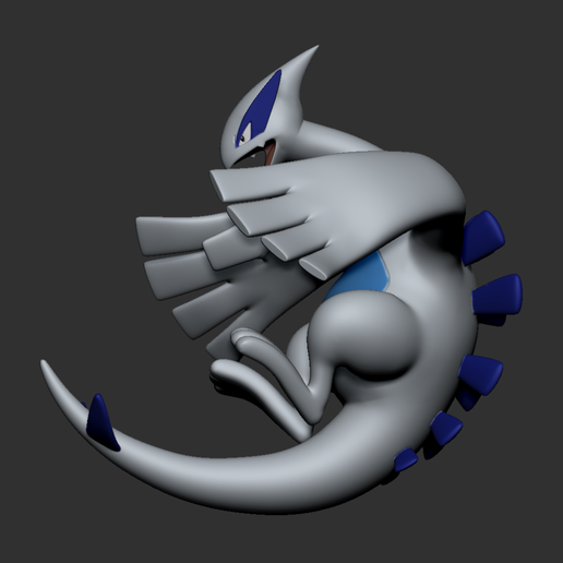 🐉 Pokemon 249 - Lugia・ STL File for 3D printing・Cults