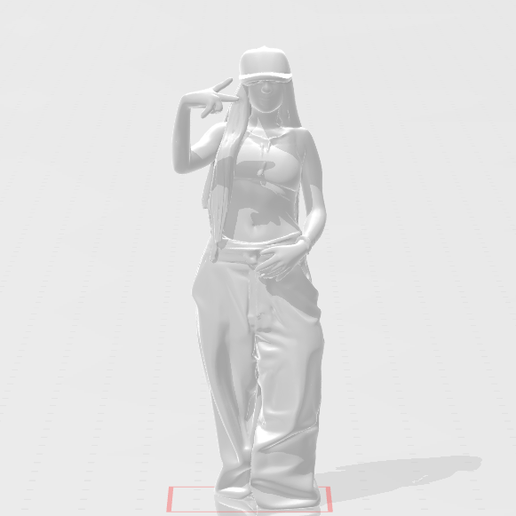 👽 Xixi Alicia・Arquivo STL para Impressão 3D・Cults