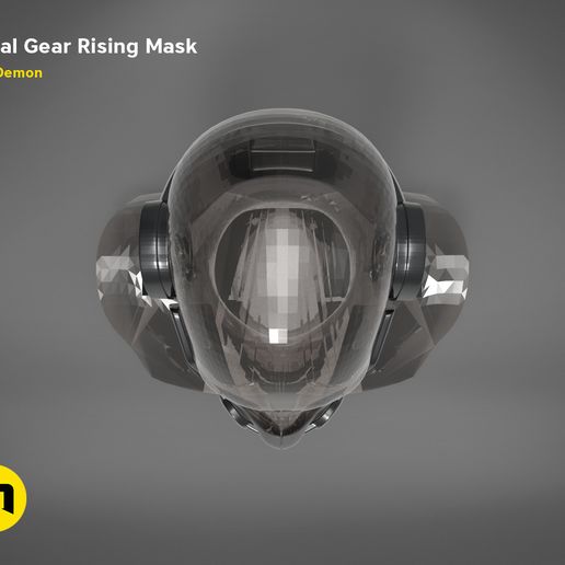 OBJ file Gear Metal Rising Mask ⚙️ ・3D printable model to download・Cults