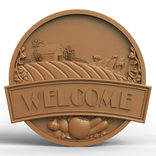 3D file 3D Model STL File for CNC Router Laser & 3D Printer 2158 Food ...