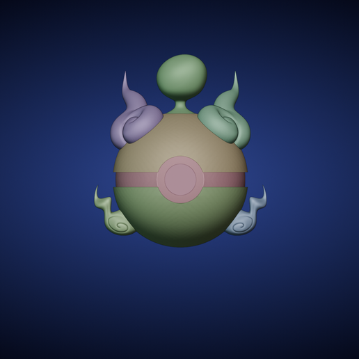 🐉 Marshadow Ball・Free 3D File for 3D printing・Cults