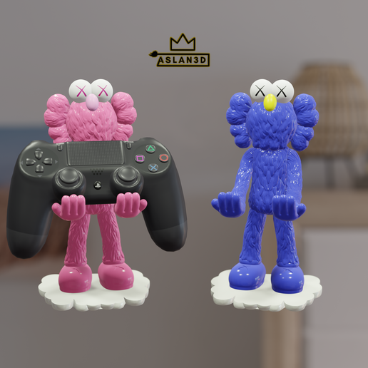 🕹️ CONTROLLER HOLDER / Kaws bff joystick holder・ STL File for ・Cults