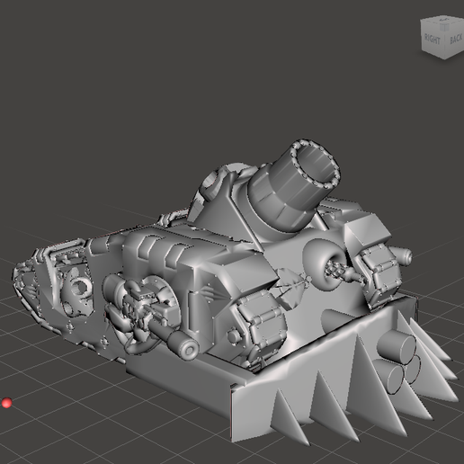 🤧 Sick Crawling Mort Tanky・Free STL File for 3D printing・Cults