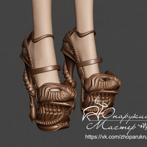 🐉 Dragon shoes for Monster High doll G1・ 3D File for 3D printing・Cults