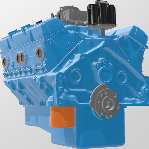 🤏 Small Block Chevy Gen 1・ 3D File for 3D printing・Cults