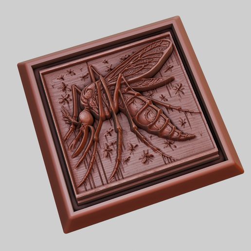Файл 3D Mosquito Animal 3D Model for CNC Router Laser & 3D Printer 🦟 ...