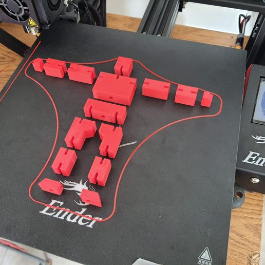 🤖 Articulated Robot Cube・ STL File for 3D printing・Cults