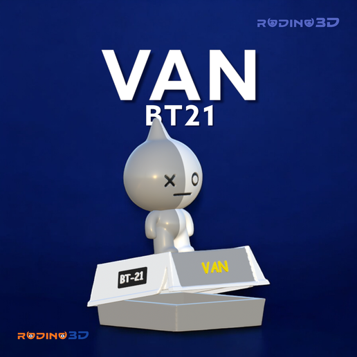 🚐 VAN BT21 BTS FIGURES - VAN BT21 BTS FIGURES・Fichier STL pour ...