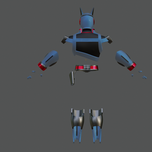 🇯🇵 Tokusou Sentai Dekaranger- Deka Master・ OBJ File for 3D printing・Cults