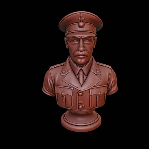 3D file WW1 Soldier Bust 🫡 ・3D printer model to download・Cults