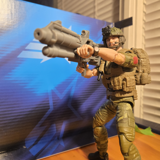 ⭐ GI Joe Positron Rifle, 1:12 Scale, 6” Scale for GI Joe Classified ...
