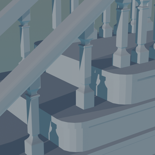 🪜 3D Staircase STL Model・ STL File for 3D printing・Cults