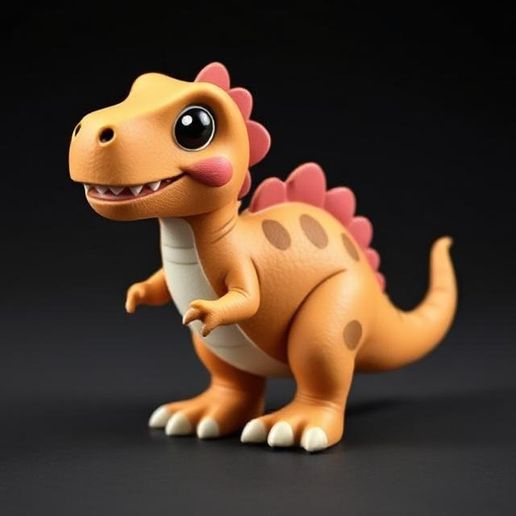 🦖 Smiling T-Rex – 3D Model of a Happy Tyrannosaurus Rex・Archivo STL ...