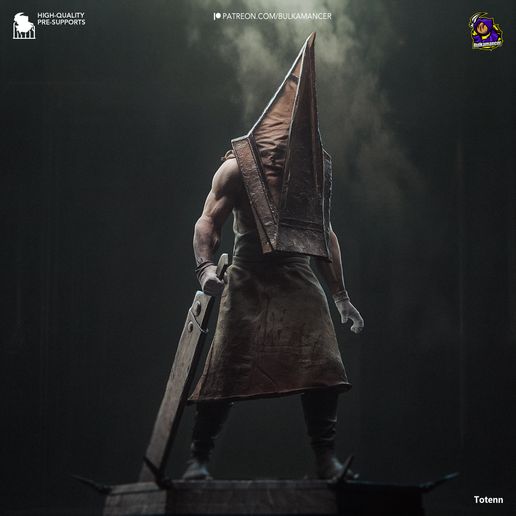 🔪 Pyramid Head | Silent Hill 2 Remake | 326mm・ 3D File for 3D printing ...