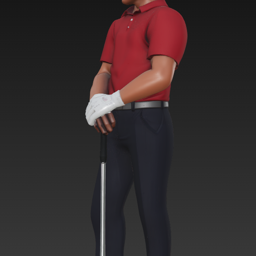 🏌️ Figure Model Golf Miniature Golfer 1:18 Scale Dioramas・ STL File for ...