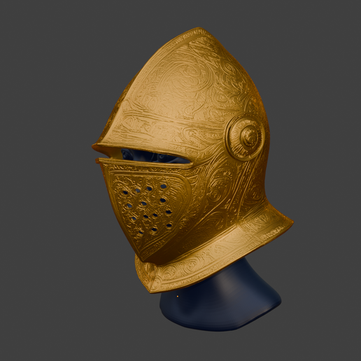 🪖 Armet Helmet・ STL File for 3D printing・Cults