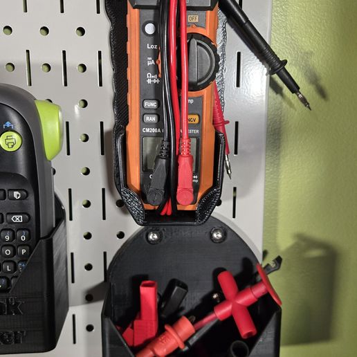 STL file Ames Fork Meter Pegboard / Wall Control / Wall Mount 🎛️ ・Model ...