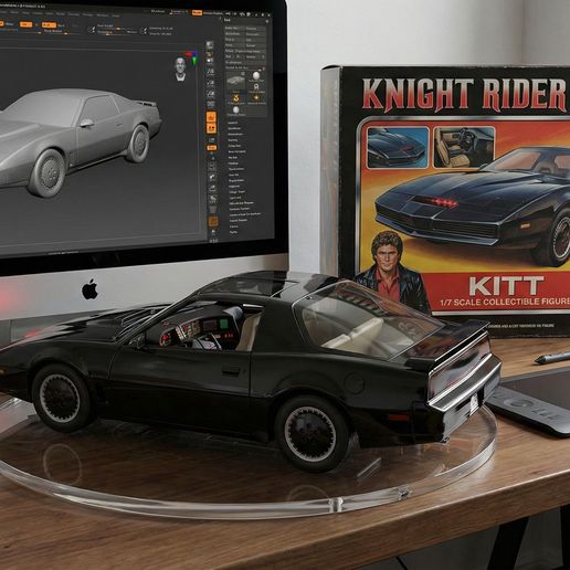 KITT: Knight Rider! 🏎️ 3D Model of the Iconic Pontiac Firebird・Archivo ...