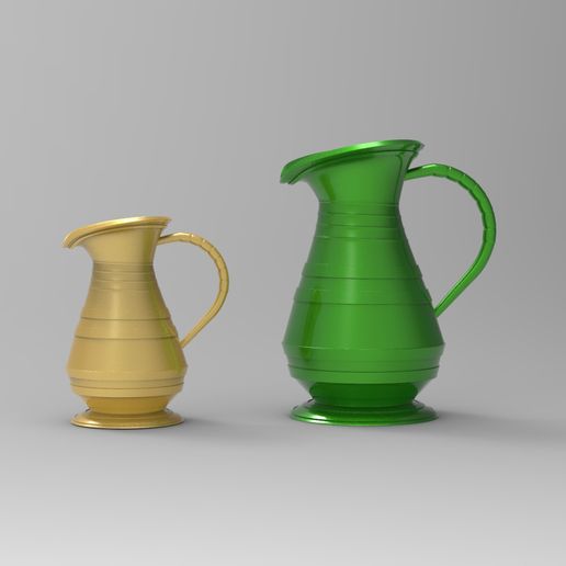 STL file Jug Model No. 2 🍽️ (OBJ and DXF)・Model to download and 3D ...