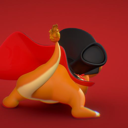 🐉 Charmander・ STL File for ・Cults