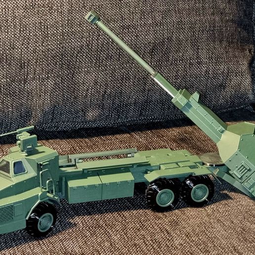 3D printer fh77 bw l52 archer . swedish artillery system full ready to ...