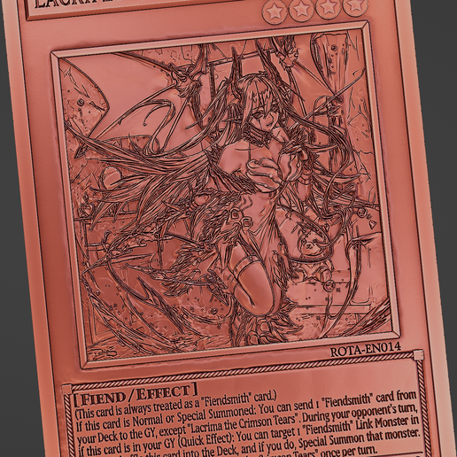 🎨 Lacrima the Crimson Tears - yu-gi-oh!・ STL File for 3D printing・Cults