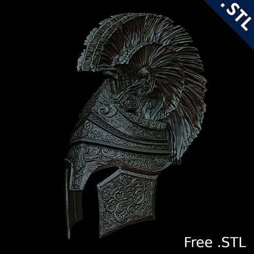 Free STL file Helmet (Free . STL) 🪖 ・3D printable design to download・Cults