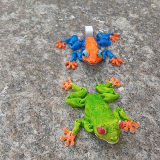 🐸 JUMPING FROG・ STL File for 3D printing・Cults