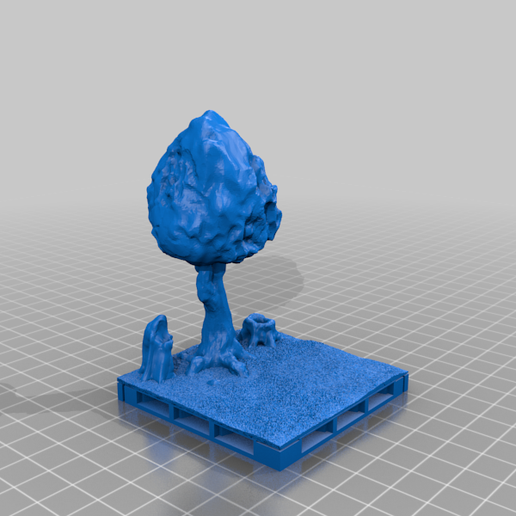 🌳 Outdoor Tree Tiles・Free 3D File for ・Cults